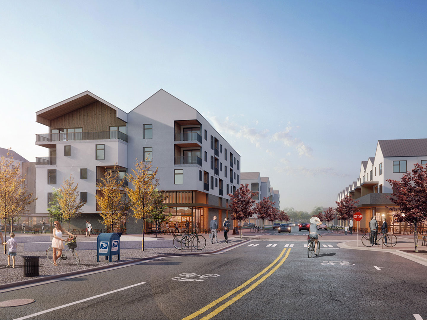 Mixed-Use Community Design Concept - Pivot North Architecture