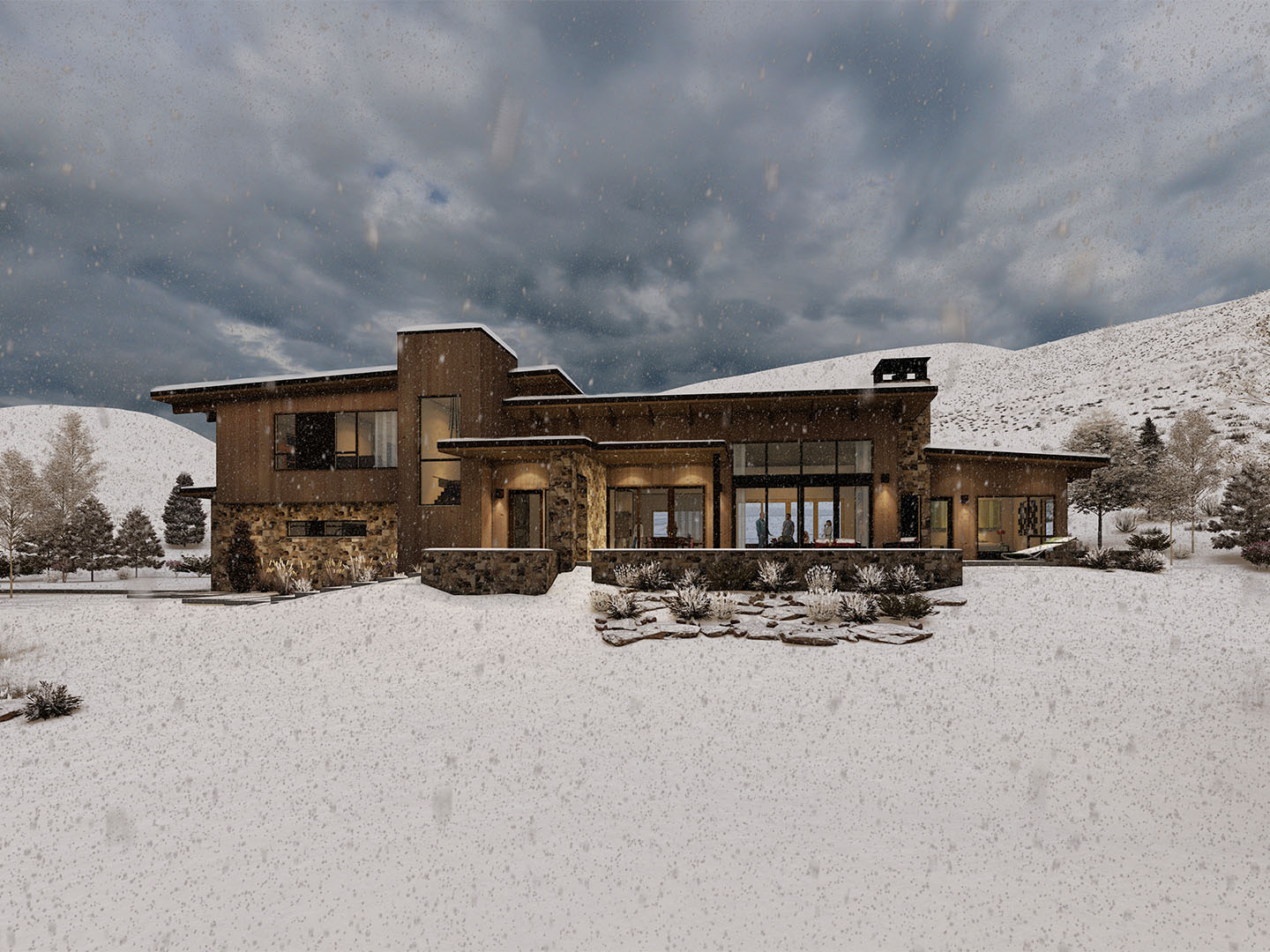 Contemporary Sun Valley Residence - Pivot North Architecture