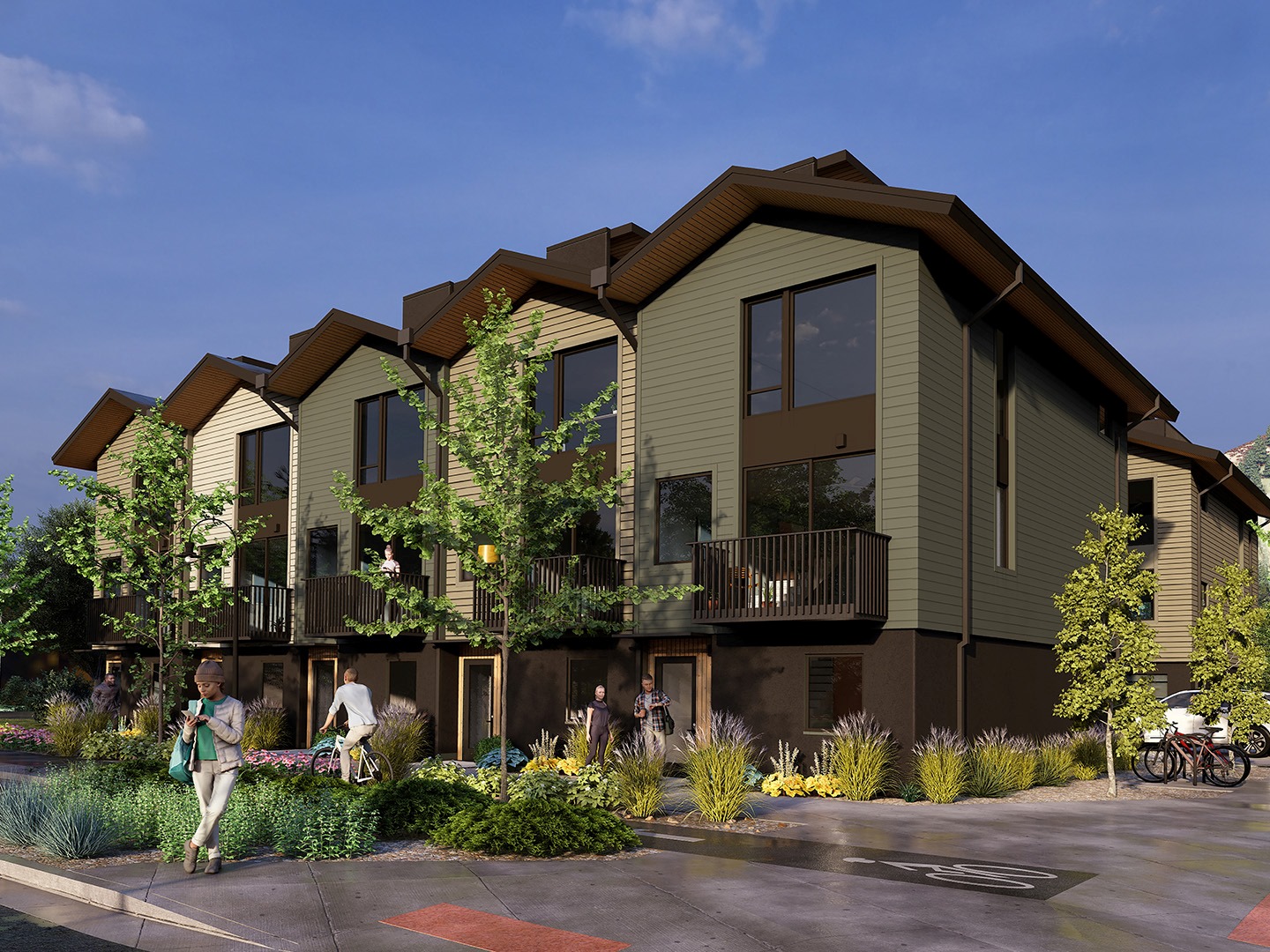 Mid RVR Luxury Townhomes - Pivot North Architecture